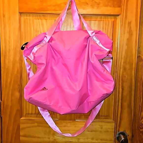 adidas | Bags | Very Large Pink Adidas Bag | Poshmark